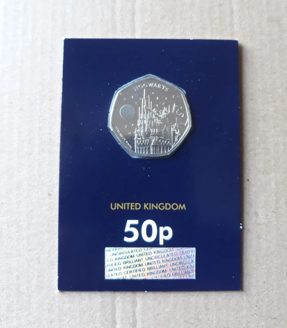 2023 HOGWARTS CASTLE 50p Coin BUNC Harry Potter 25 Years Fifty Pence £4.50 - PicClick UK