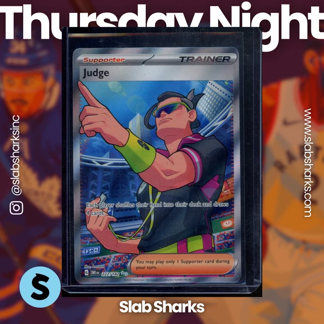 2025 POKEMON SV Destined Rivals - Dri En #222/182 Judge Full Art ...