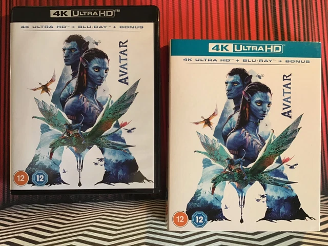 AVATAR (4K UHD Blu-ray) + SLIPCOVER. 3-Disc. JAMES CAMERON. UK release ...