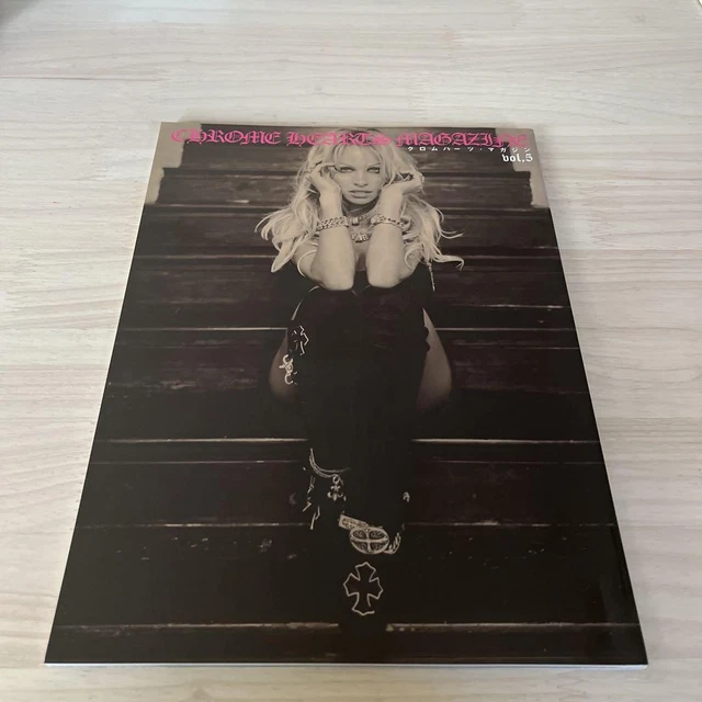 CHROME HEARTS MAGAZINE Vol. 5 + CD Poster & Stickers Pamela Anderson ...