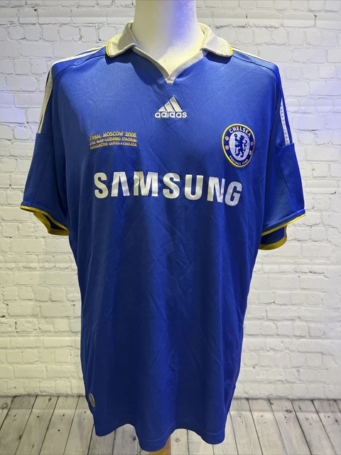 CHELSEA 2008 HOME Football Shirt Jersey Adidas L Champions League Final ...