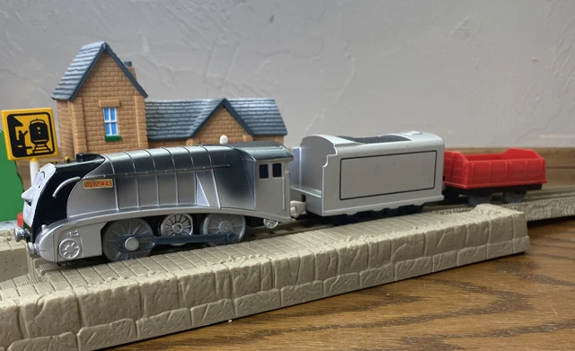 THOMAS FRIENDS TRACKMASTER Coal Mustache Spencer Steamy Sodor Train ...