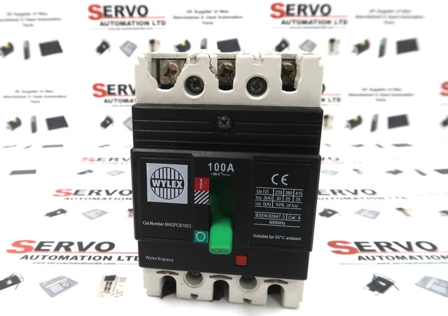 COSMETIC* WYLEX NHGPCB1003 100Amp MCCB Circuit Breaker Crabtree ...