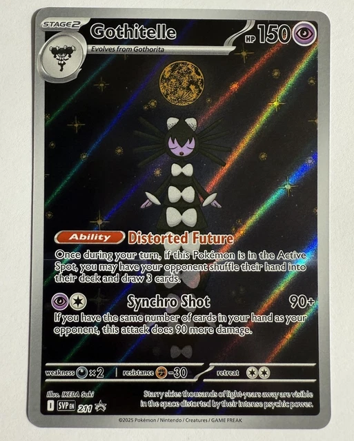 POKÉMON GOTHITELLE 211 Black Bolt & White Flare Gothitelle SVP NM £3.12 ...