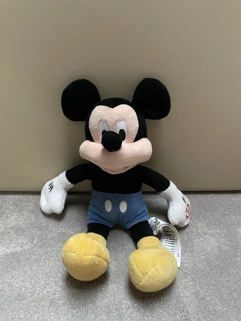 DISNEY PRIMARK MICKEY Mouse Light Up Cheeks Plush 10” Cuddly Soft Toy ...
