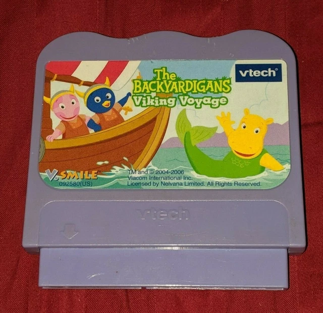 VTECH VSMILE THE BACKYARDIGANS VIKING VOYAGE Game Cartridge Educational ...