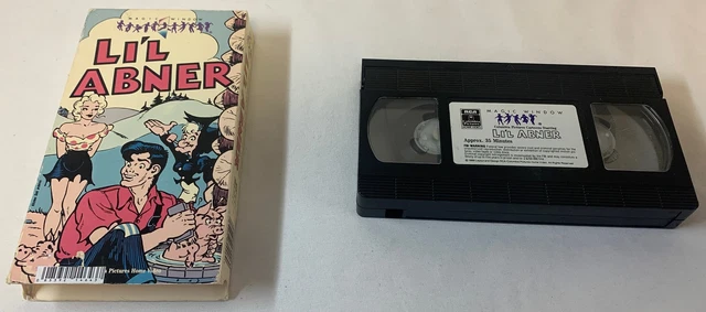 LI'L ABNER DESSIN Animé VHS ~ All Cinq Dave Fleischer Cartoons EUR 17 ...