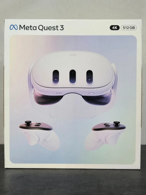 META QUEST 3 VR Headset 512GB with Controllers Excellent Condition £299 ...