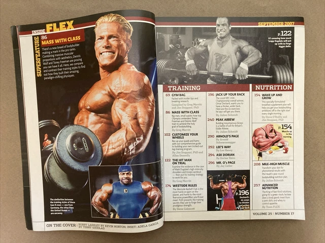 FLEX BODYBUILDING MUSCLE Magazine / WWE Bobby Lashley / 09-07 EUR 12,70 ...