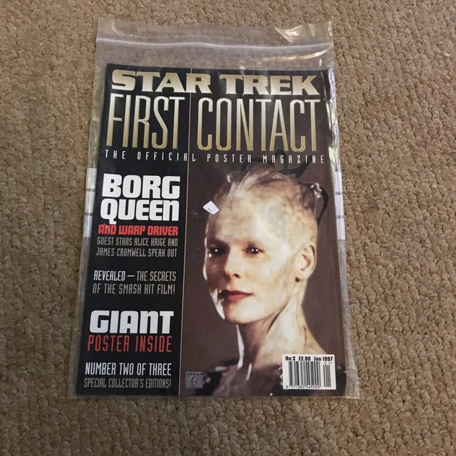 STAR TREK FIRST Contact The Official Poster Magazine No.2 of 3 Borg ...