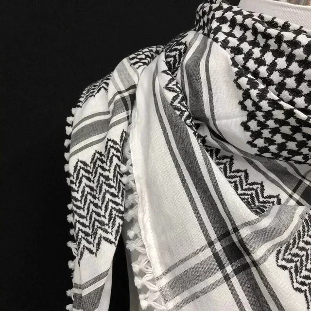KEFFIYEH ARAB SCARF Palestine Sham Kufiya Arafat Hatta Original Brand £ ...