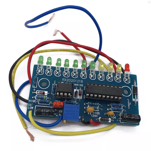 LM3915 10 LED Audio Level Indicator VU Meter Preamp Power Amplifier ... LM3915 10 LED Audio Level Indicator VU Meter Preamp Power Amplifier ...