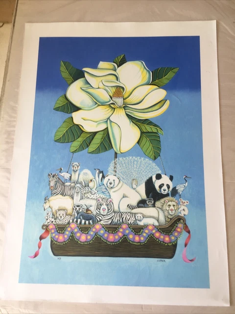 NOAH’S ARK VTG EDWARD LUPPER Hand Signed Artist Proof Print AP ON ...