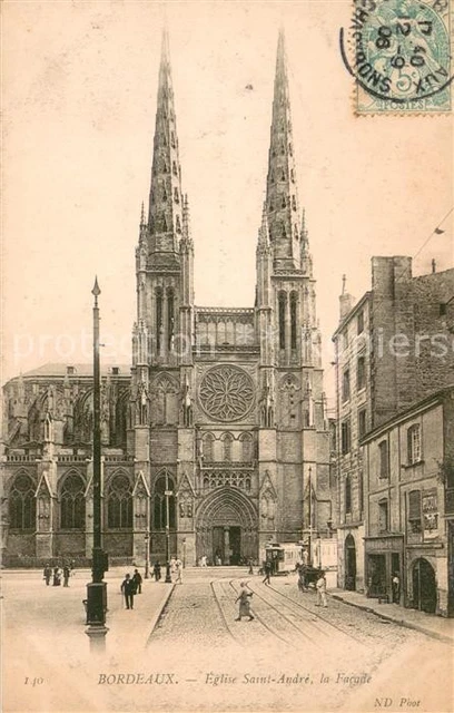 BORDEAUX EGLISE SAINT Andrée la facade EUR 5,90 - PicClick DE