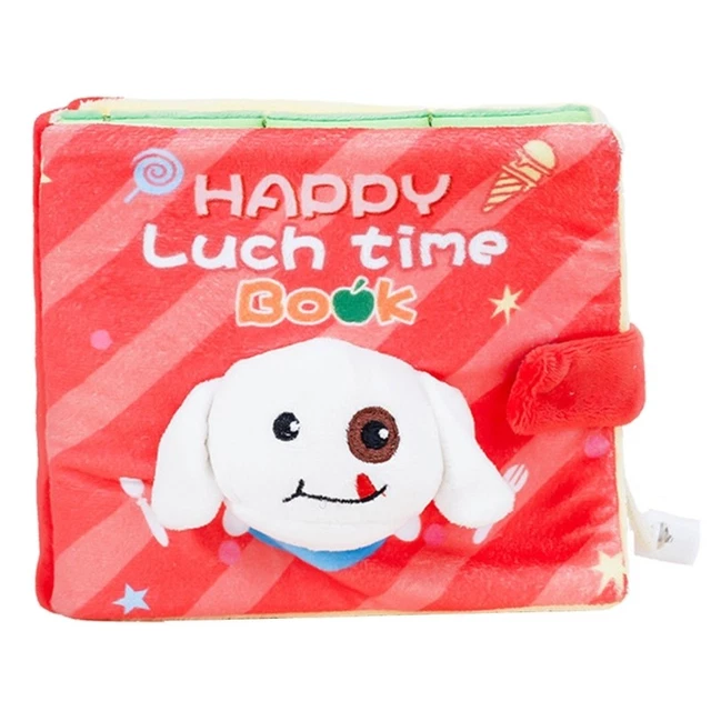 SNUFFLE PUZZLE DOG Plush Book Hide Toy Boredom Dog Anxiety Reduce ...