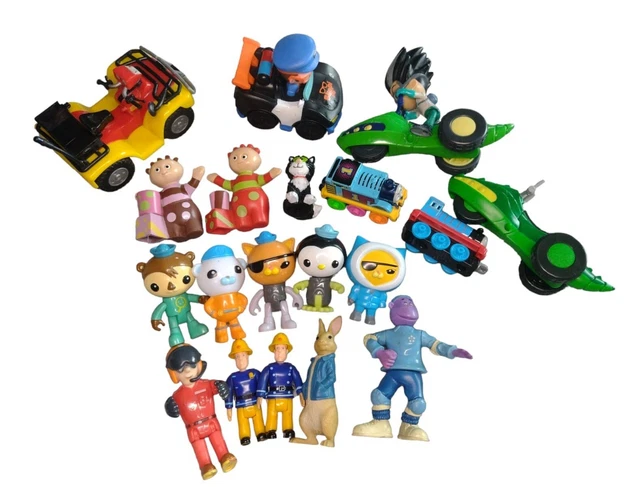 CBBC CBEEBIES TOY Bundle Figures Joblot Octonauts Fireman Sam Tweenies ...