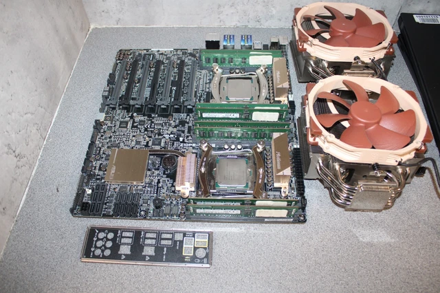 ASUS Z10PE-D8 WS LGA 2011 Dual Xeon E5 2640 v3 64GB DDR4 Ram £259.99 ...