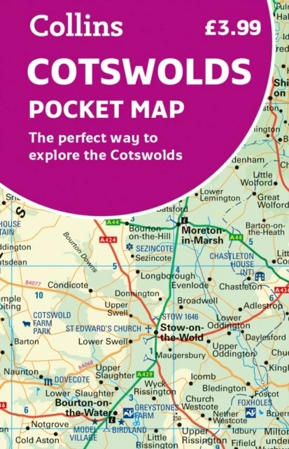 COTSWOLDS POCKET MAP by Collins Maps (Sheet map, folded) £6.24 ...