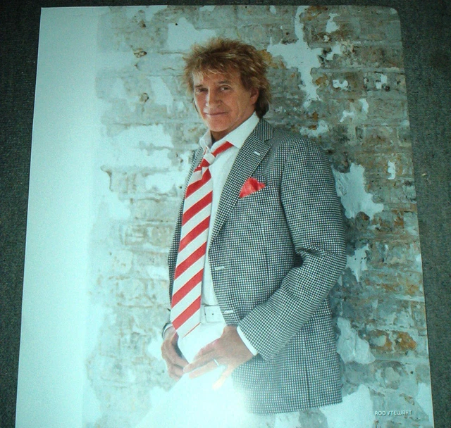 ROD STEWART RARE Australian PROMO Display POSTER $14.99 - PicClick AU