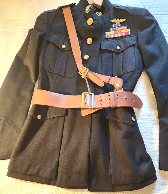 WWII USMC MARINE CORPS BRIGADIER GENERAL UNIFORM JACKET w RIBBONS ...