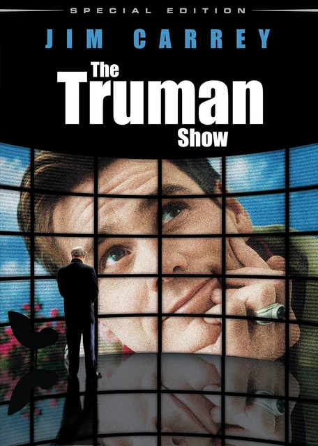 THE TRUMAN SHOW (DVD) Jim Carrey Laura Linney Noah Emmerich Natascha ...