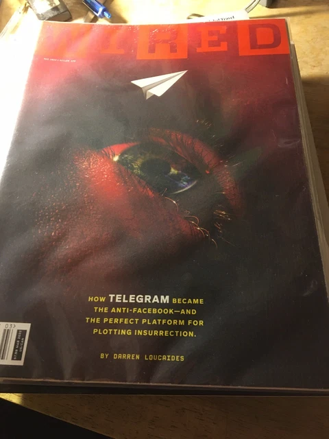 HOW TELEGRAM BECAME THE ANTI-FACEBOOK March 2022 WIRED Magazine £6.57 ...
