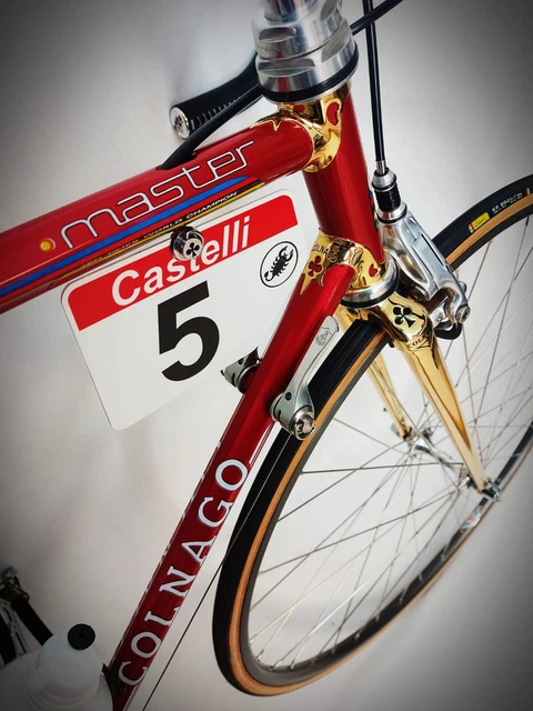 COLNAGO MASTER - Del Tongo - Saronni Red / Gold - Vintage - Eroica - No ...