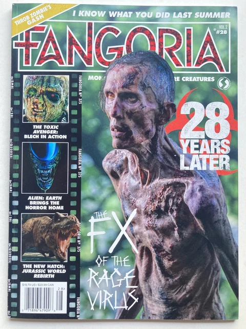 28 YEARS LATER 2025 FANGORIA Magazine / TOXIC AVENGER / ALIEN: EARTH ...