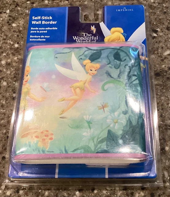 NEW THE WONDERFUL World of Disney Tinkerbell Self-stick Wall Border ~ 5 ...