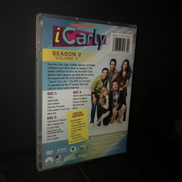 ICARLY: SEASON 2 Volume 3 (DVD, 2009) Excellent Condition! EUR 6,64 - PicClick FR
