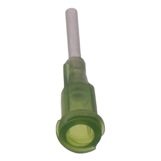 GREEN BLUNT TIP Plastic Screw-on Needle Tip Luer Lock Dispensing ...