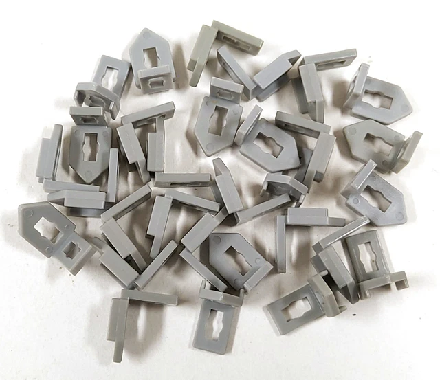 PLAQUE À ANGLES Fischertechnik 35738 – Grise – 30 Pcs – 1970 EUR 7,88 ...