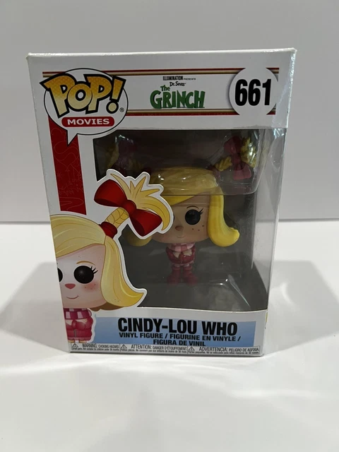FUNKO POP CINDY-LOU Who #661 Dr. Seuss The Grinch Movies Figura in vinile in scatola EUR 22,25 ...