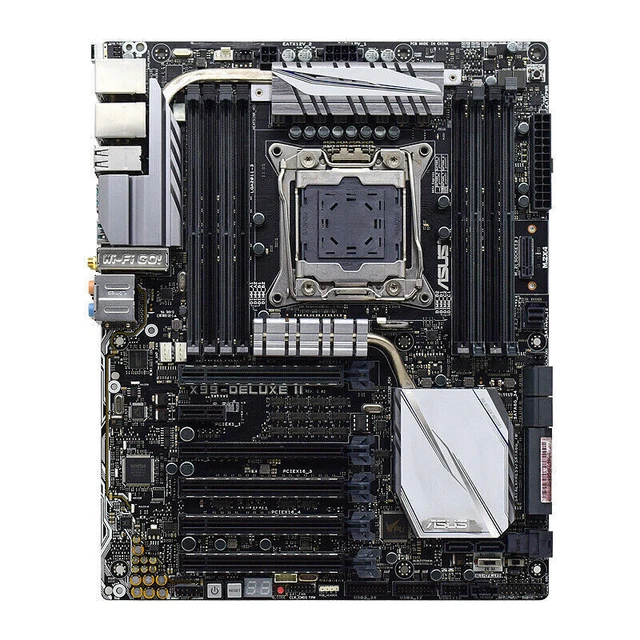 ASUS X99-DELUXE II Motherboard Intel X99 LGA 2011-V3 DDR4 M.2 ATX ...