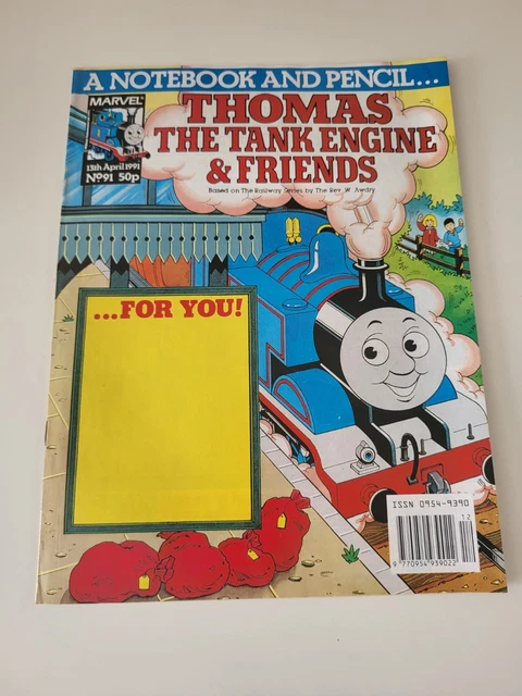 THOMAS THE TANK Engine And Friends No. 91 Marvel Comics 13th April 1991 ...