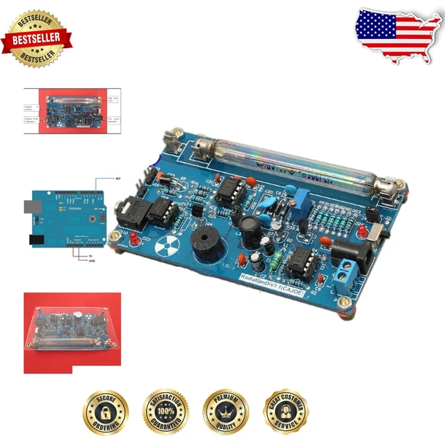 DIY GEIGER COUNTER Kit - Radiation Detector for Arduino with Sound ...