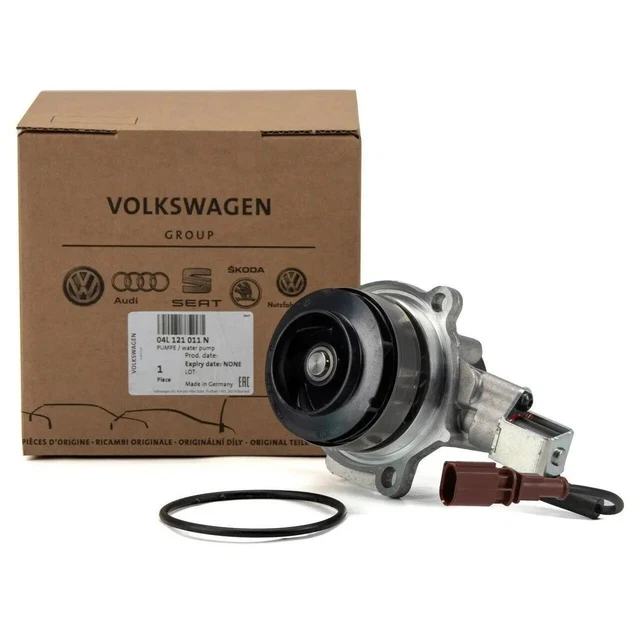 GENUINE VOLKSWAGEN WATER Pump 04L121011N Audi Seat Skoda VW 1.6 / 2.0 ...