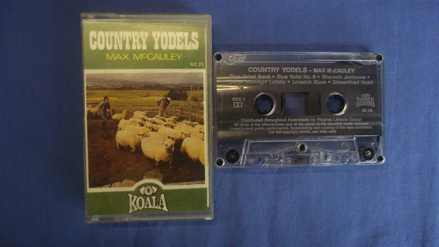 MAX MCCAULEY COUNTRY Yodels - Cassette Tape $14.90 - PicClick AU