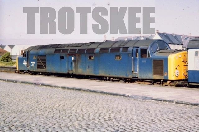 35MM SLIDE BR British Rail Diesel Loco Class 40 40100 Llandudno ...