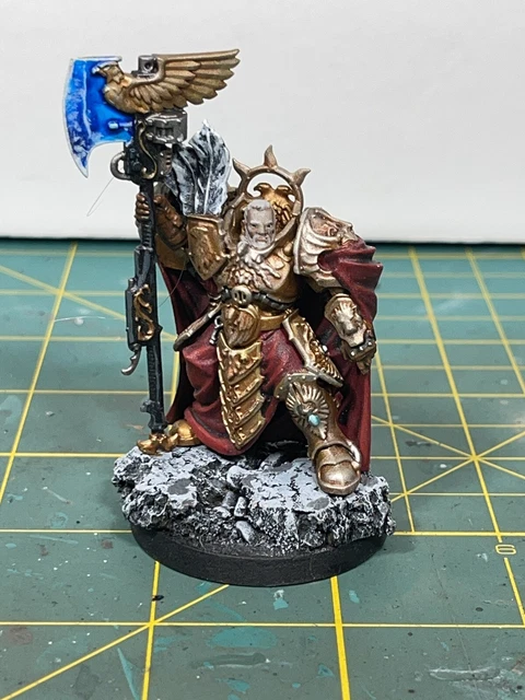 WARHAMMER 40K ADEPTUS Custodes Trajann Valoris Captain-General Painted ...