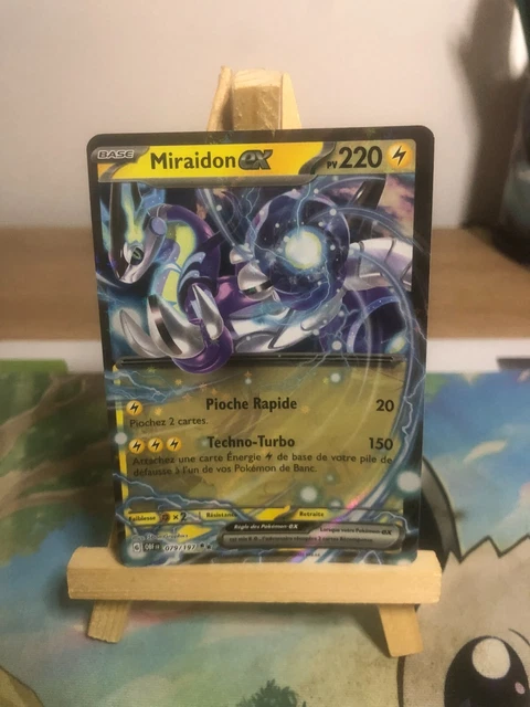 CARTE POKÉMON- MIRAIDON EX 079/197 EV03 Flammes Obsidiennes-FR-Neuf EUR ...