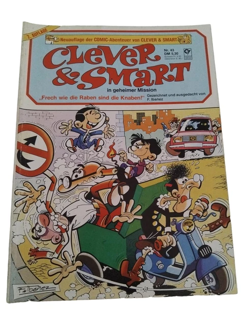 CLEVER & SMART Comic Nr. 43 F. Ibáñez Condor Verlag Taschenbuch Deutsch ...