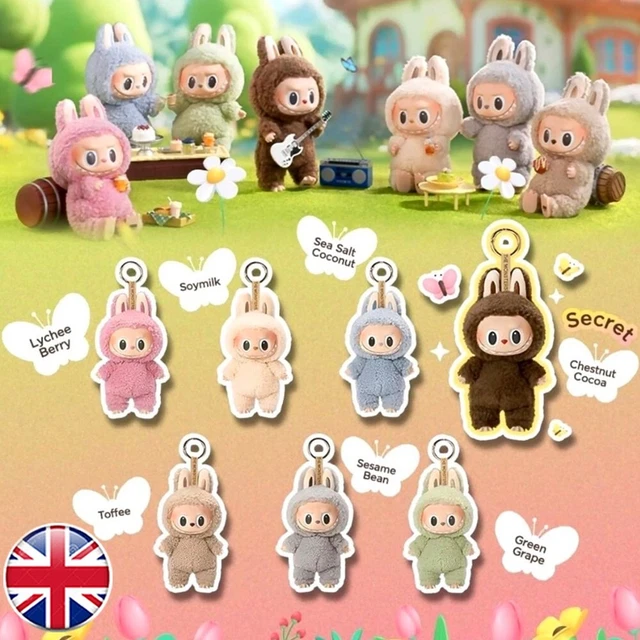 POP MART LABUBU The Monsters Etciting Macaron Plush Dolls Figure Toy ...