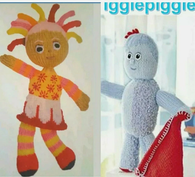 IGGLE PIGGLE AND upsy Daisy from night garden Toy Knitting Pattern £2. ...
