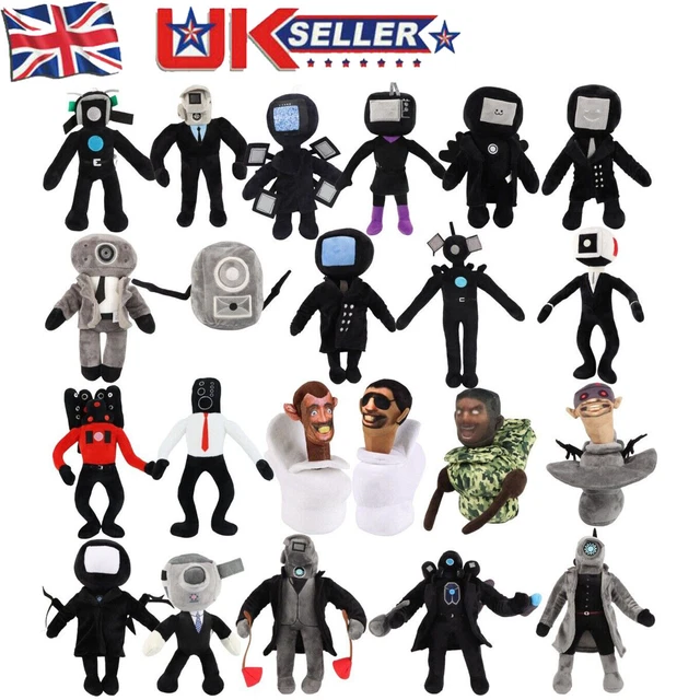 SKIBIDI TOILET SPEAKER Man bosses Sound Plush Toy Boss Doll Titan ...