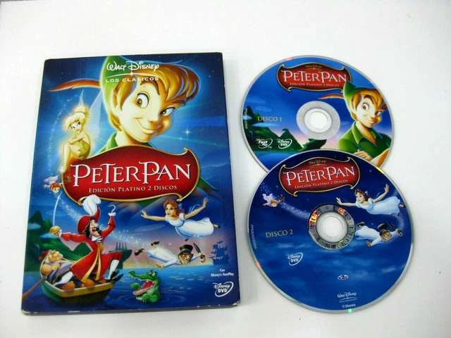 PETER PAN DVD Walt Disney Animation - Edition Platinum 2 Discs $41.68 - PicClick AU