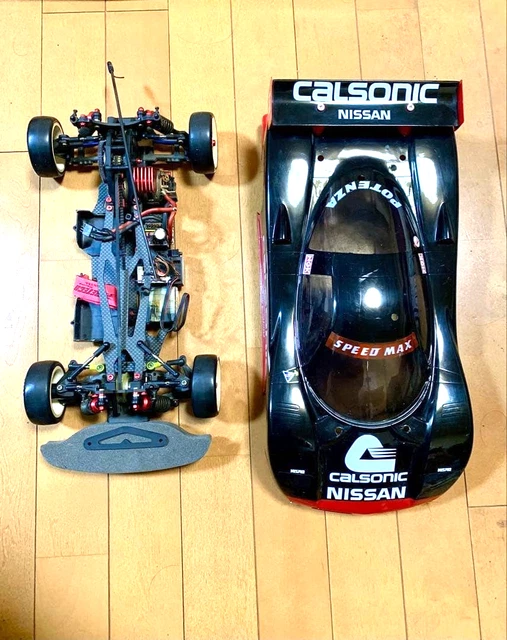 KYOSHO TF2 FULL Modified R390 GT1 1/10 RC Car Carbon Chassis Vintage ...