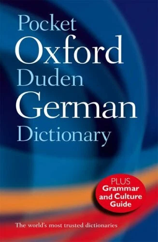 POCKET OXFORD-DUDEN GERMAN Dictionary by 0198614357 FREE Shipping EUR 7 ...