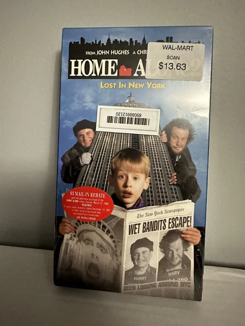 HOME ALONE 2 Lost in New York VHS 1993 Factory Sealed Watermarks Donald ...