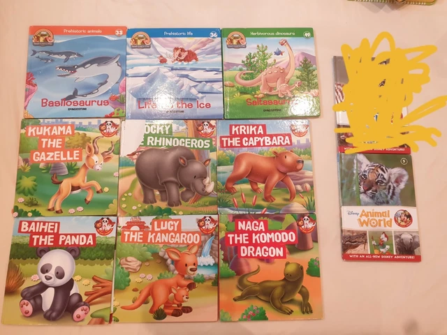 MY ZOO ANIMALS Deagostini Disney Animal World Book Collection fair READ ...